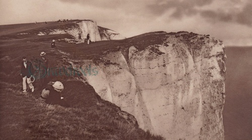 267_20, Beachy Head Old photos of Beachy Head cliffs, near Eastbourne ...