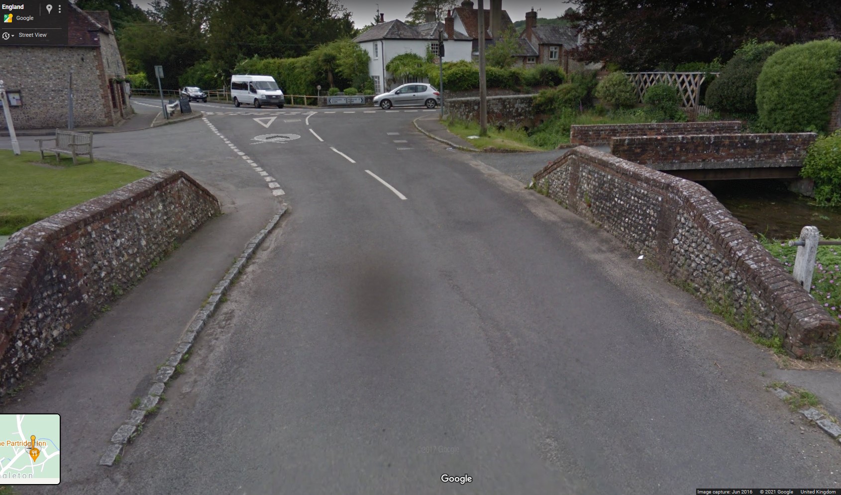 Ref 516 - Old photo of Singleton Bridge - part of Gravelroots Vintage Trail