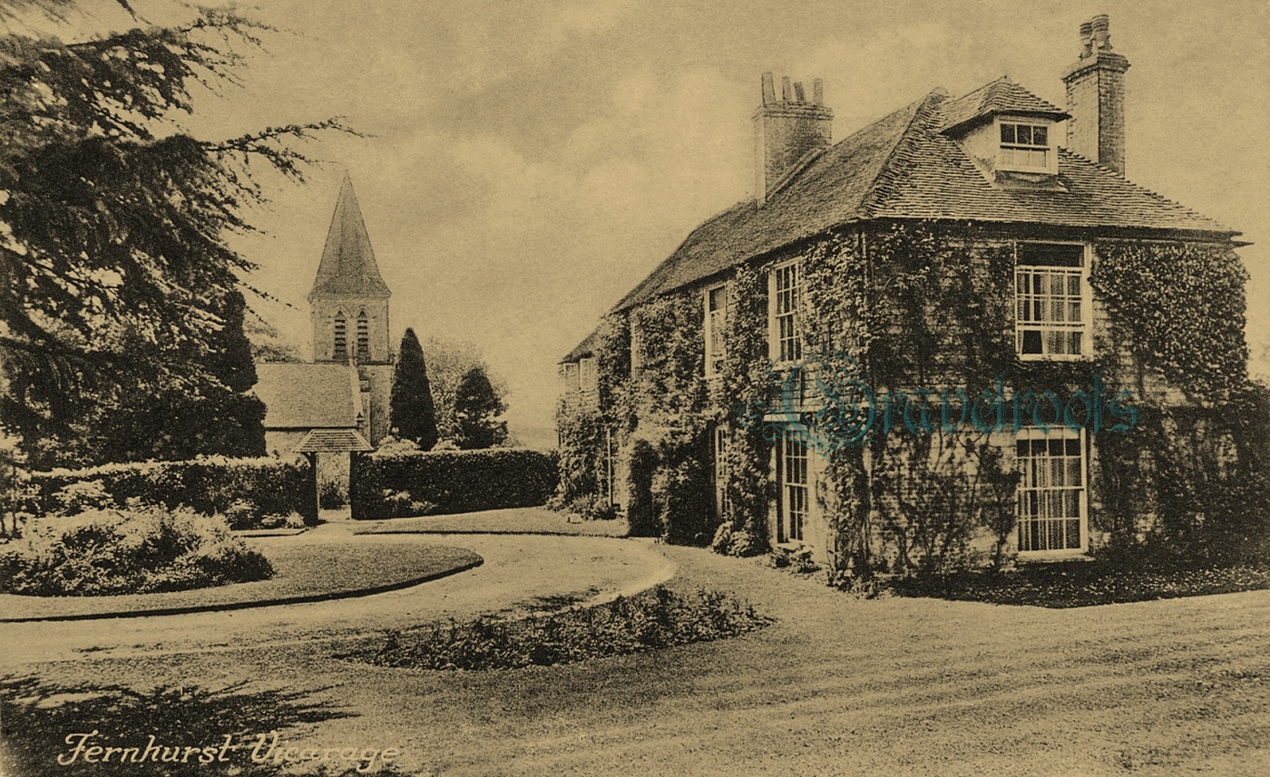 238, old photos of Fernhurst Vicarage part of Gravelroots Vintage Trail