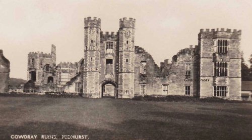 6_40 Old photographs of Cowdray ruins Midhurst, West Sussex - Midhurst ...