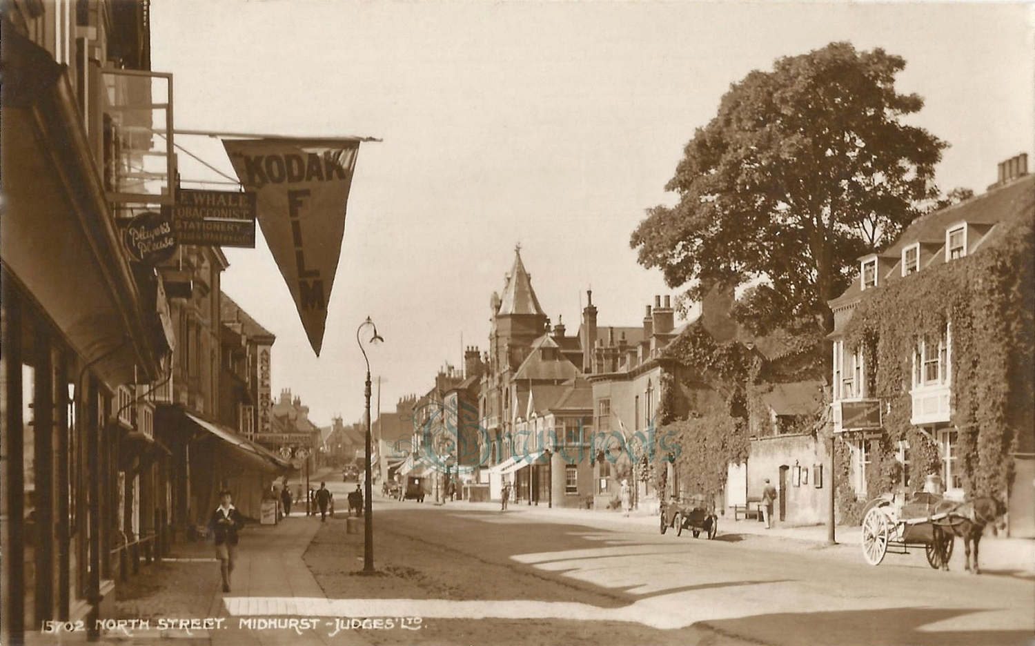 m417 old photo of North Street, Midhurst part of Gravelroots Vintage Trail