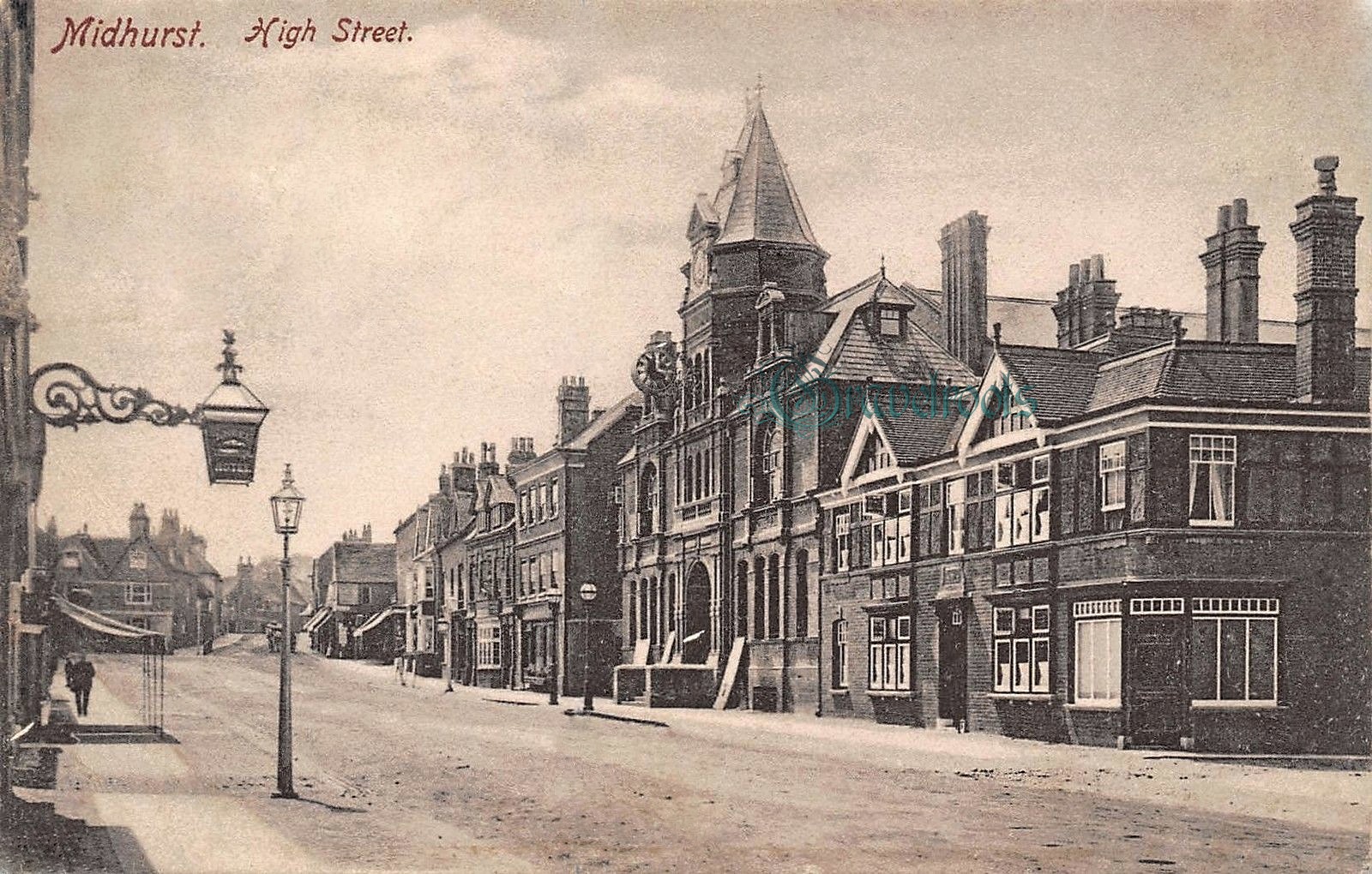 m617 old photo of North Street, Midhurst part of Gravelroots Vintage Trail