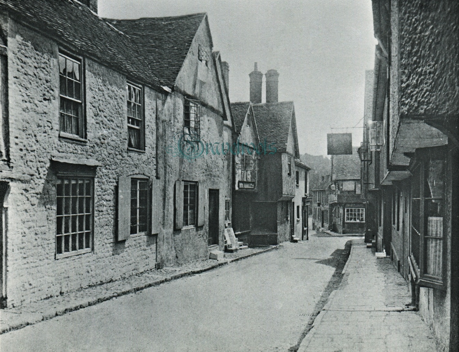m825 old photo of Red Lion Street, Midhurst part of Gravelroots Vintage ...